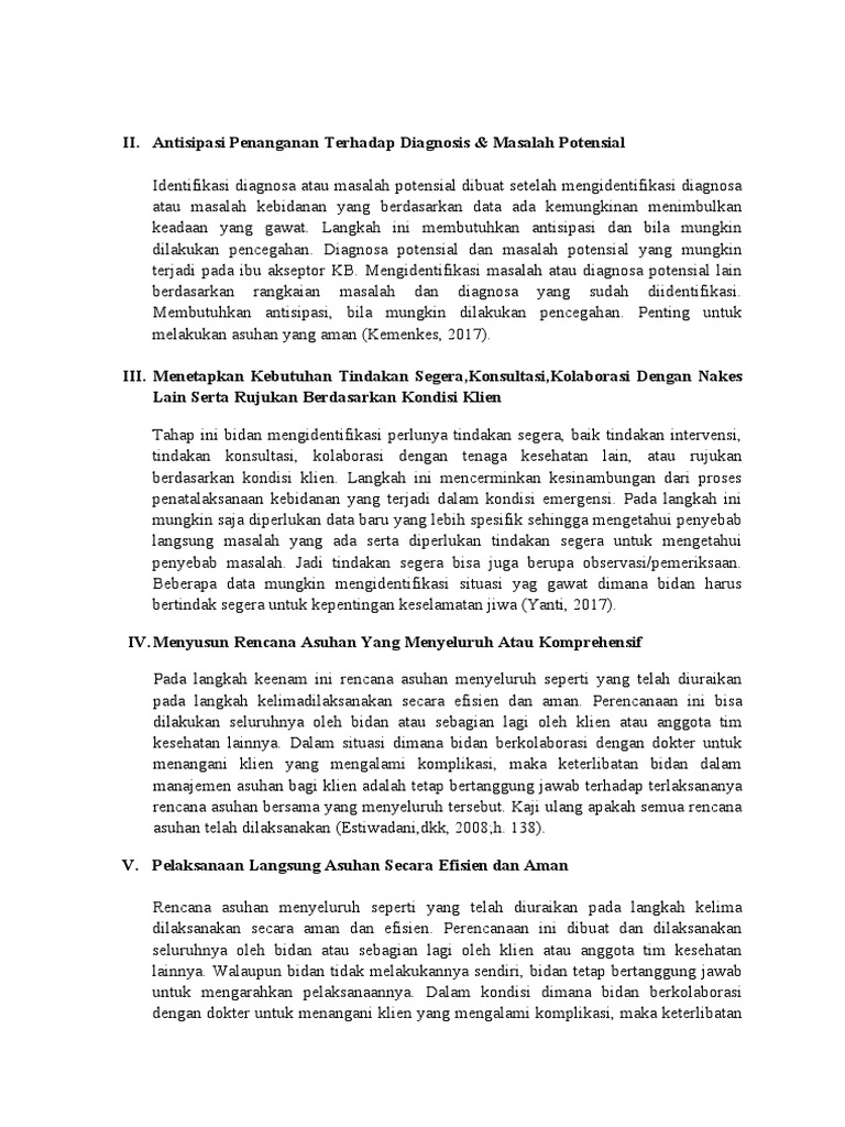 ANTISIPASI DAN RENCANA TINDAKAN | PDF