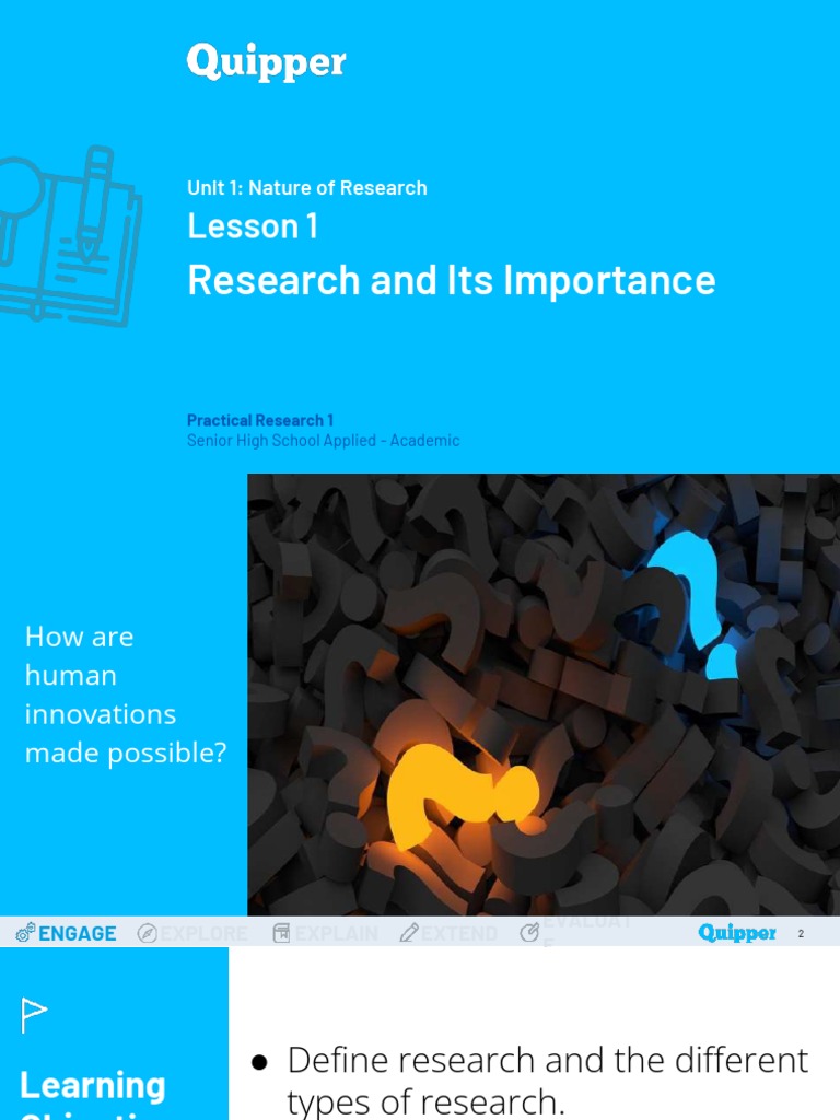 Unit 1 Lesson 1 | PDF | Evaluation | Basic Research