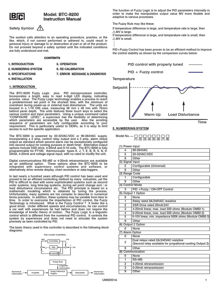 Brainchild BTC-9200 Temp Control | Download Free PDF | Thermocouple ... Brainchild BTC-9200 Temp Control | Download Free PDF | Thermocouple ...