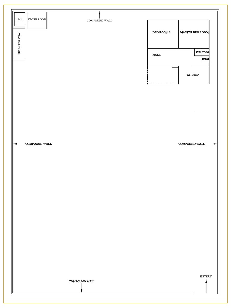 Farm House Layout | PDF