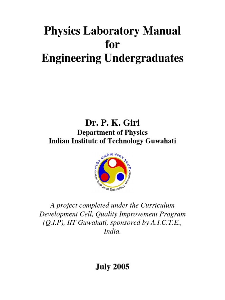 Physics Laboratory Manual For Engineerin | PDF | Normal Mode | Oscillation
