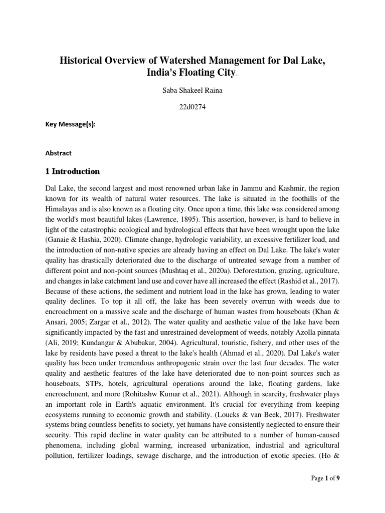 Watershed Project | PDF | Drainage Basin | Water