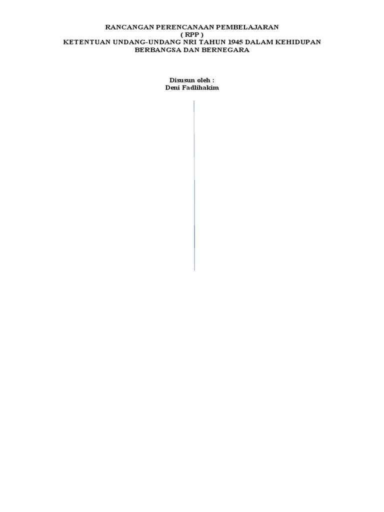 Template RPP K13 - PPG UMS 2022 Aksi 2 | PDF