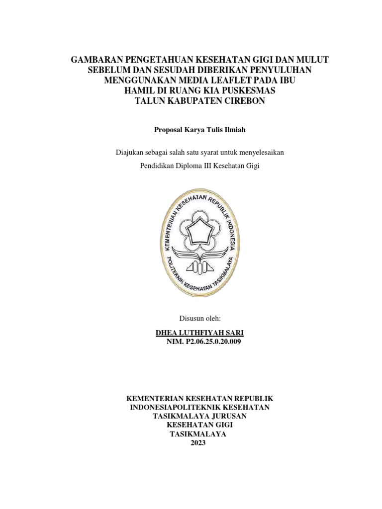 (Revisi 5) Proposal Kti | PDF | Ilmu Sosial