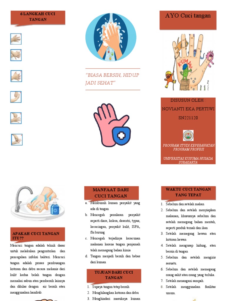 Leaflet Cuci Tangan | PDF
