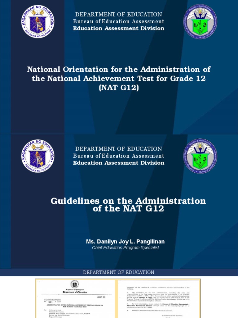 Guidelines and Procedures for the Administration of the 2022-2023 ...