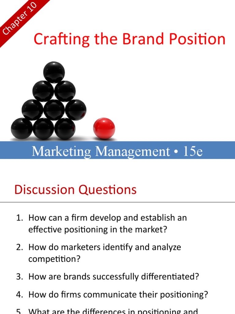 CH 10 Crafting Brand Positioning | PDF | Brand | Marketing