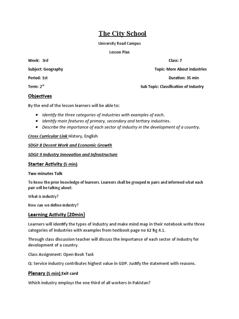 Class 7 | Download Free PDF | Lesson Plan | Learning