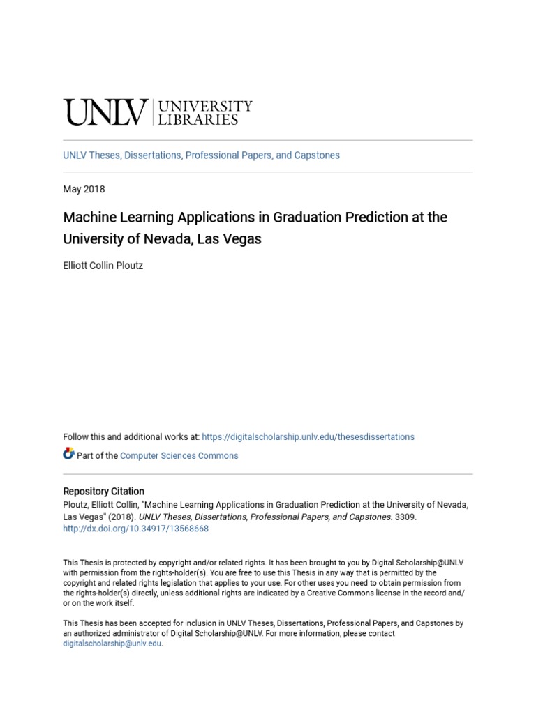 Machine Learning Applications in Graduation Prediction Topic | PDF | Artificial Neural Network ...