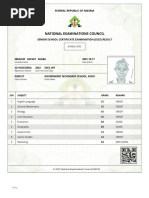 WAEC Candidate eResults | PDF