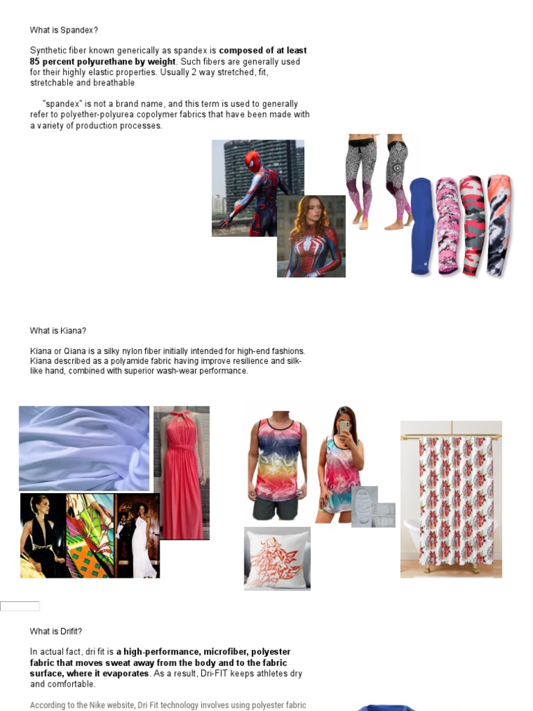 5 - Subli Tex Description and Application | PDF | Textiles | Fibers