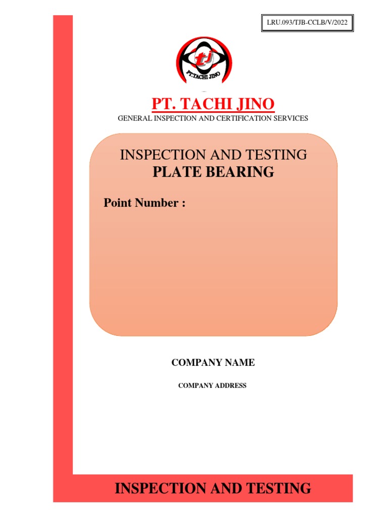 Bearing Plate Report Template | PDF | Mechanical Engineering