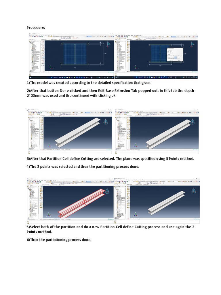 Procedure Abaqus | PDF | Elasticity (Physics) | Young's Modulus
