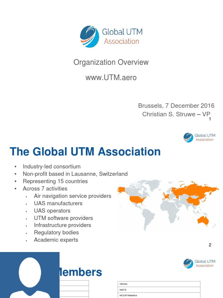Gloabal UTM Organization Overview | PDF | Unmanned Aerial Vehicle ...
