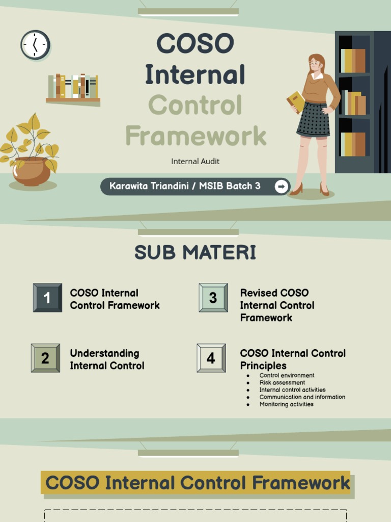 Materi Course - COSO Internal Control Framework | PDF