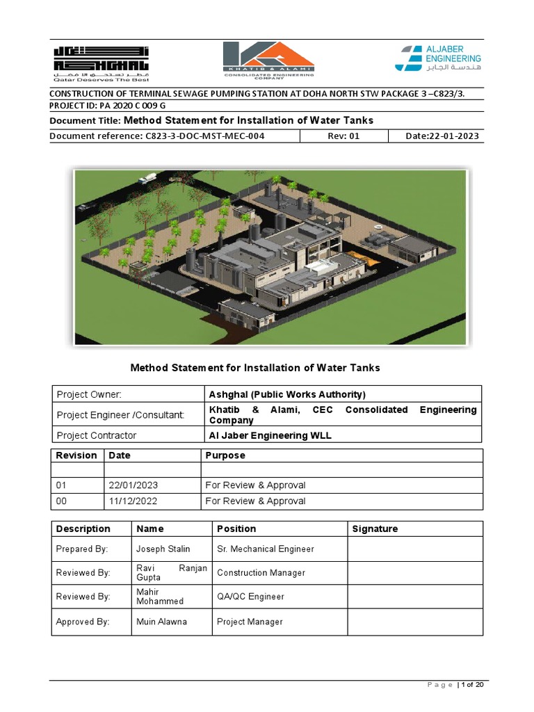 C823 3 Doc MST Mec 004 | PDF | Surveying | Pumping Station