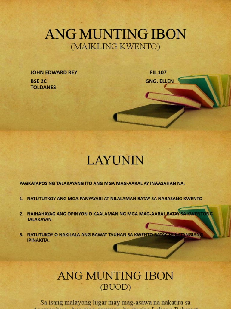 Ang Munting Ibon (PPT Dam) | PDF