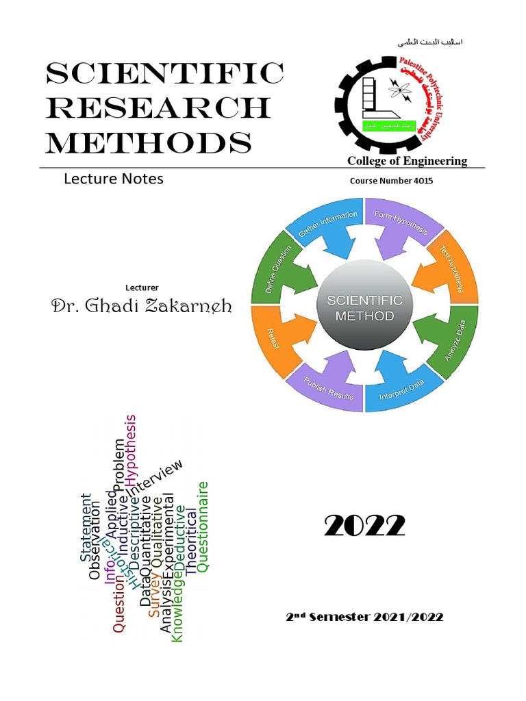 Scientific Research Methods: Dr. Ghadi Zakarneh | PDF