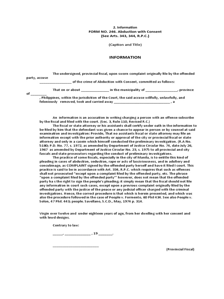 Form No 245 | PDF | Prosecutor | Complaint