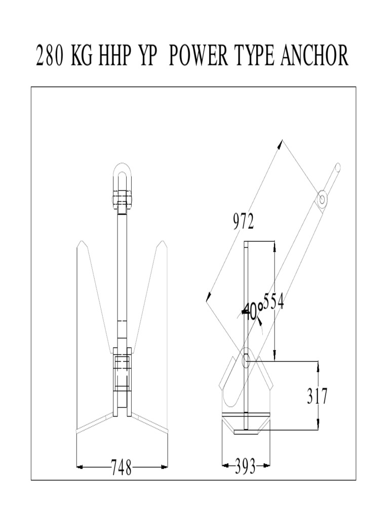 Anchor 280 KG HHP Yp Power Anchor-Model | PDF