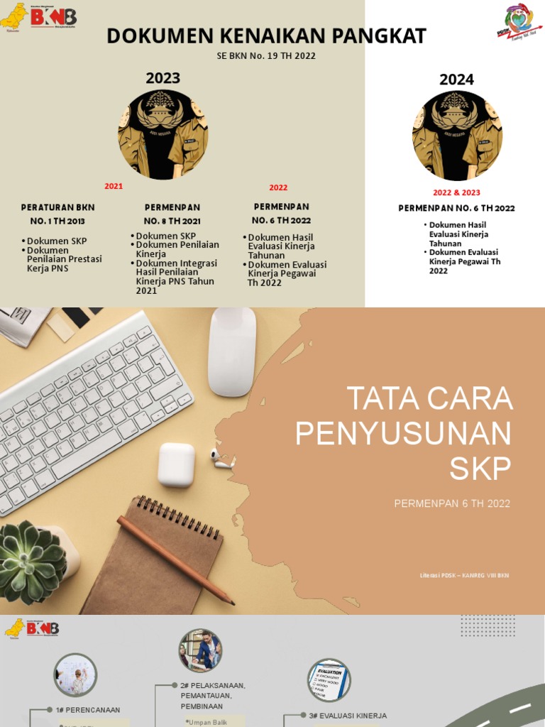 Tata Cara Penyusunan Skp. | PDF