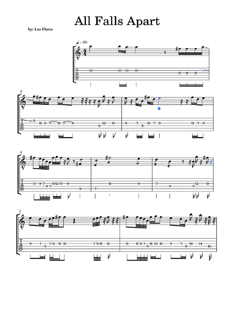 All Falls Apart Full Tabs | PDF