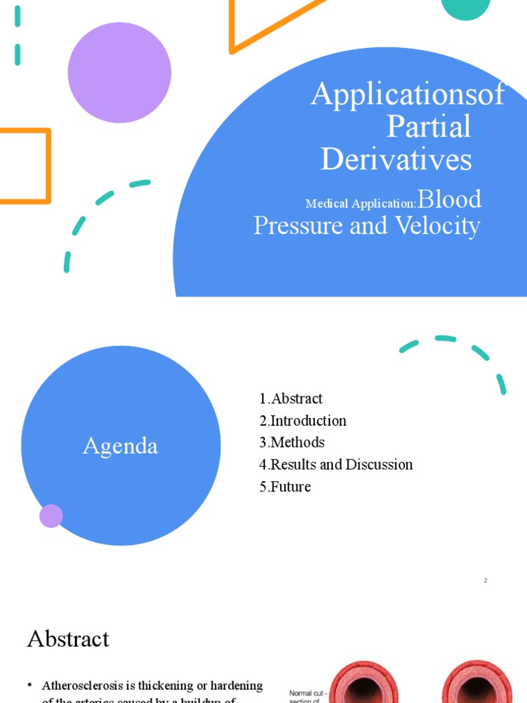 Applications Of Partial Derivatives Pdf Fluid Dynamics Artery