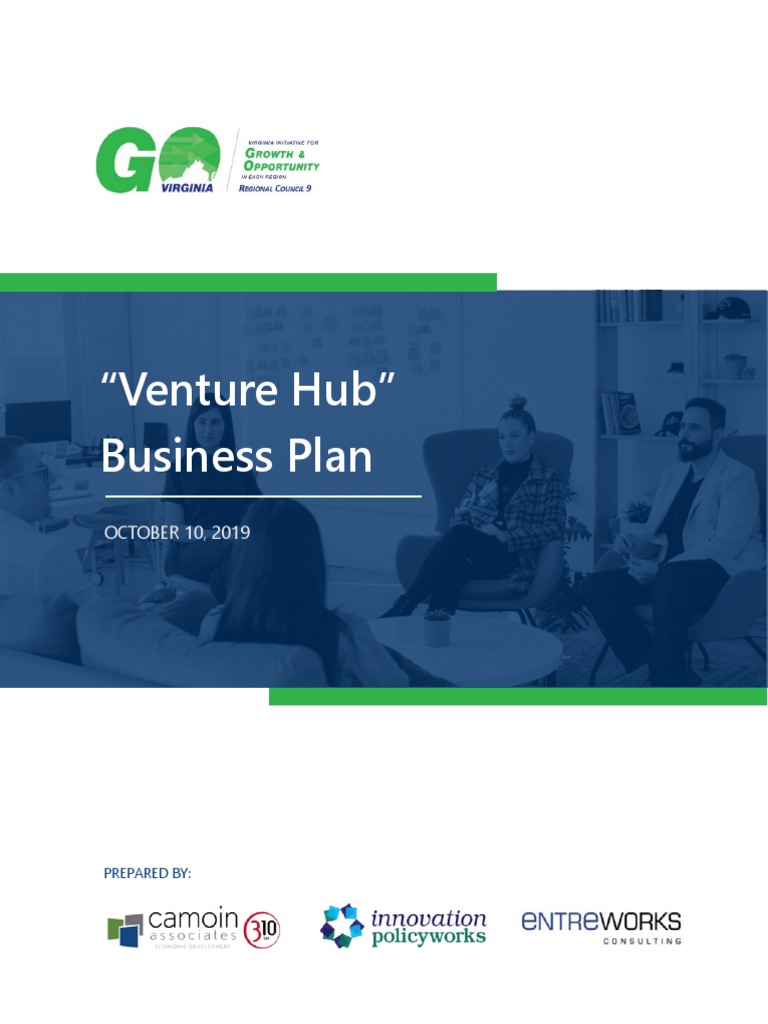 MASTER 100419 Venture Hub Business Plan 1 | PDF | Entrepreneurship ...