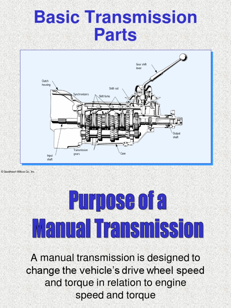 Manual Transmission System | PDF | Manual Transmission | Gear