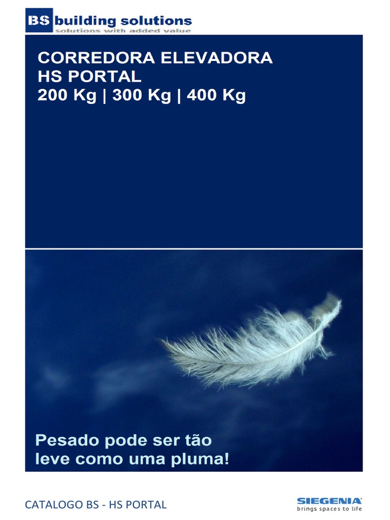 Catalogo BS - HS - Portal | PDF Catalogo BS - HS - Portal | PDF