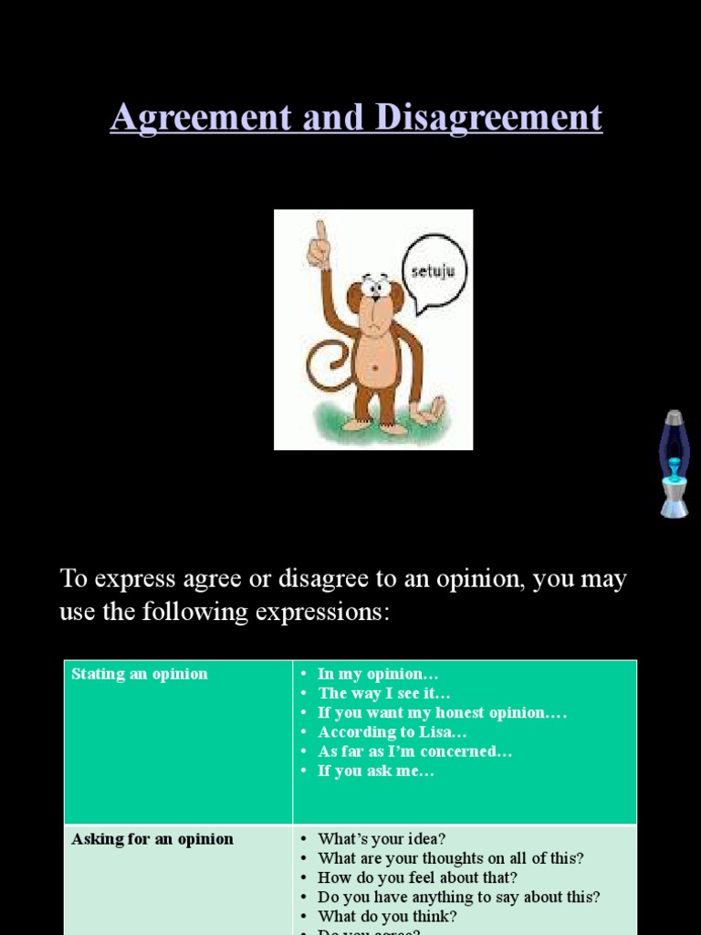 Agreement & Disagreement | PDF