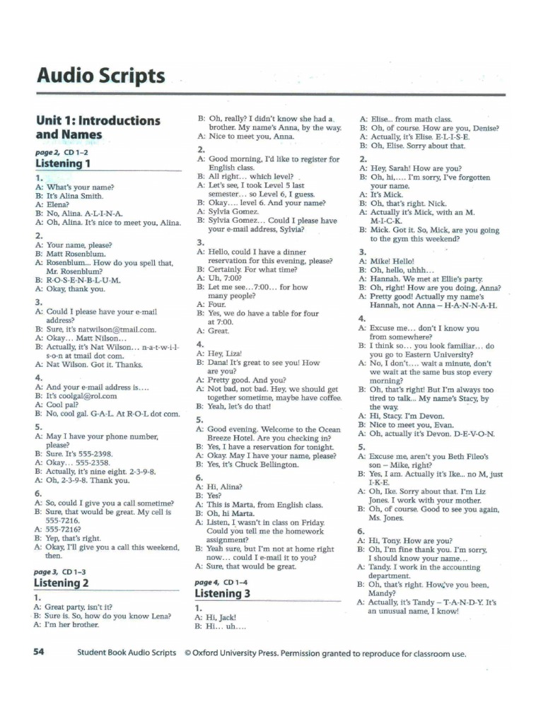 Tapescript Basic 3Rd | PDF