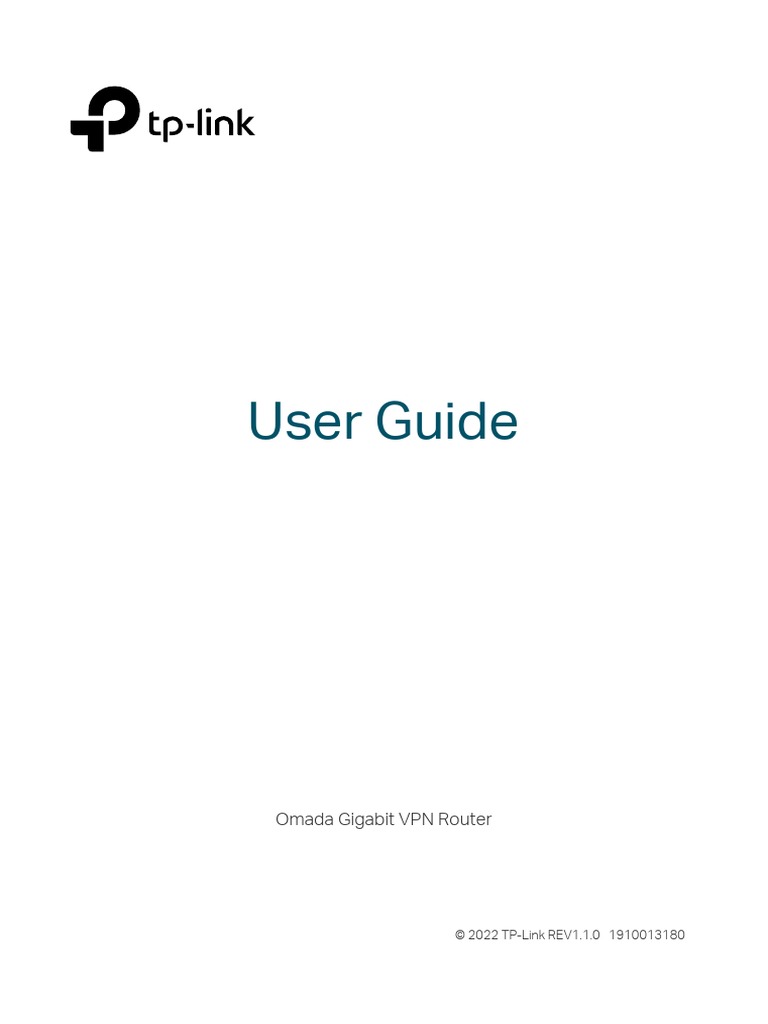 TPlink ER605 Manual 1910013180 ER605&ER7206 (UN) UG | PDF | Virtual ...