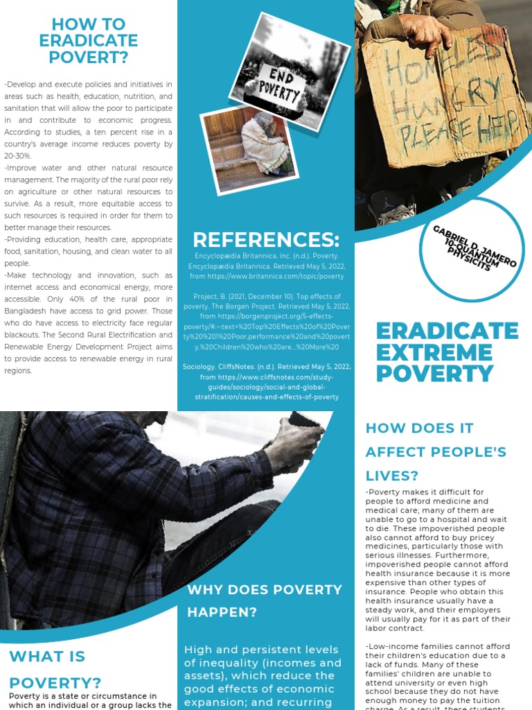 Eradicate Extreme Poverty and Hunger | PDF | Poverty | Poverty ...