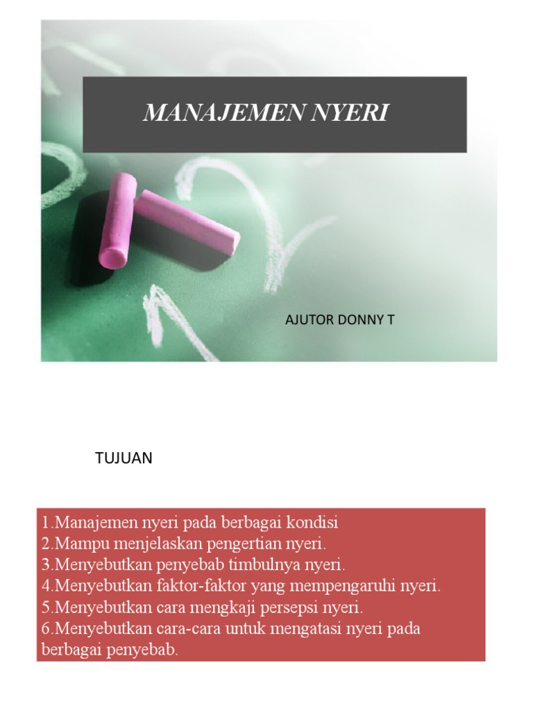 Manajemen Nyeri | PDF