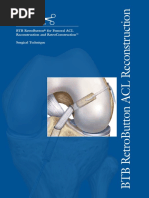 Arthrex Knee Ligament Repair | PDF | Surgical Suture | Knee