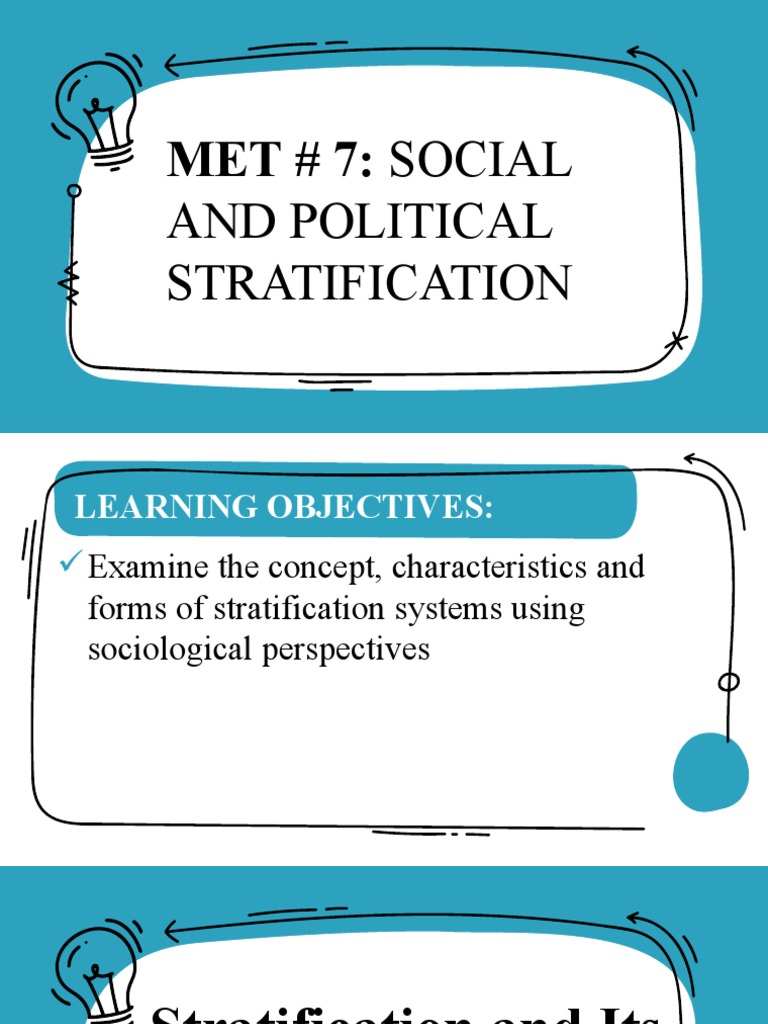 Met 7 Ucsp PPT Week 1 | PDF | Social Stratification | Social Status