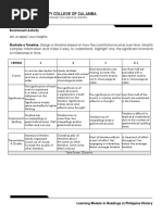 Timeline Grading Rubric | PDF