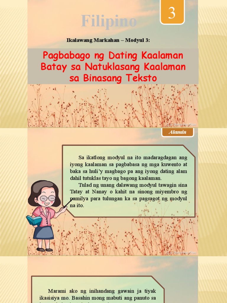 Filipino 3 Q2 - Module 3 | PDF