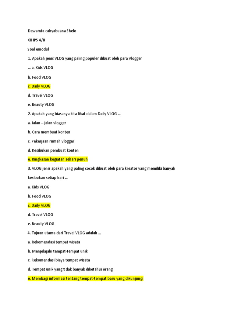 Tugas Pkwu (Emodul) | PDF