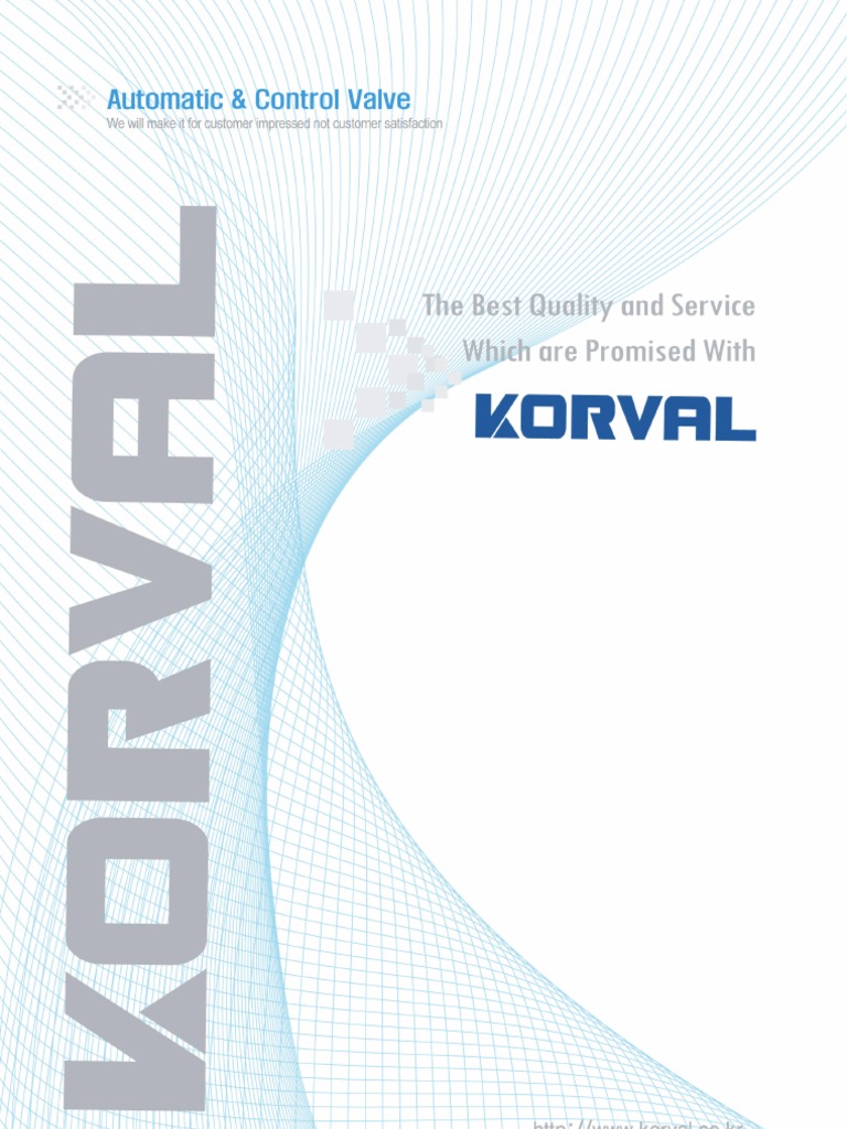 KORVAL Control Valve Catalog | PDF | Valve | Actuator