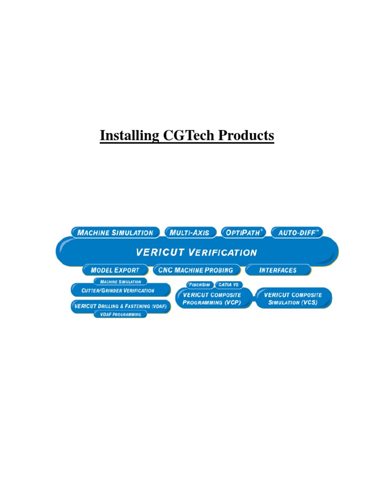 Installing Cgtech Products | PDF | Installation (Computer Programs ...