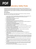 Laboratory Safety - Procedure and Guidance - Guidelines - SOPs | PDF ...