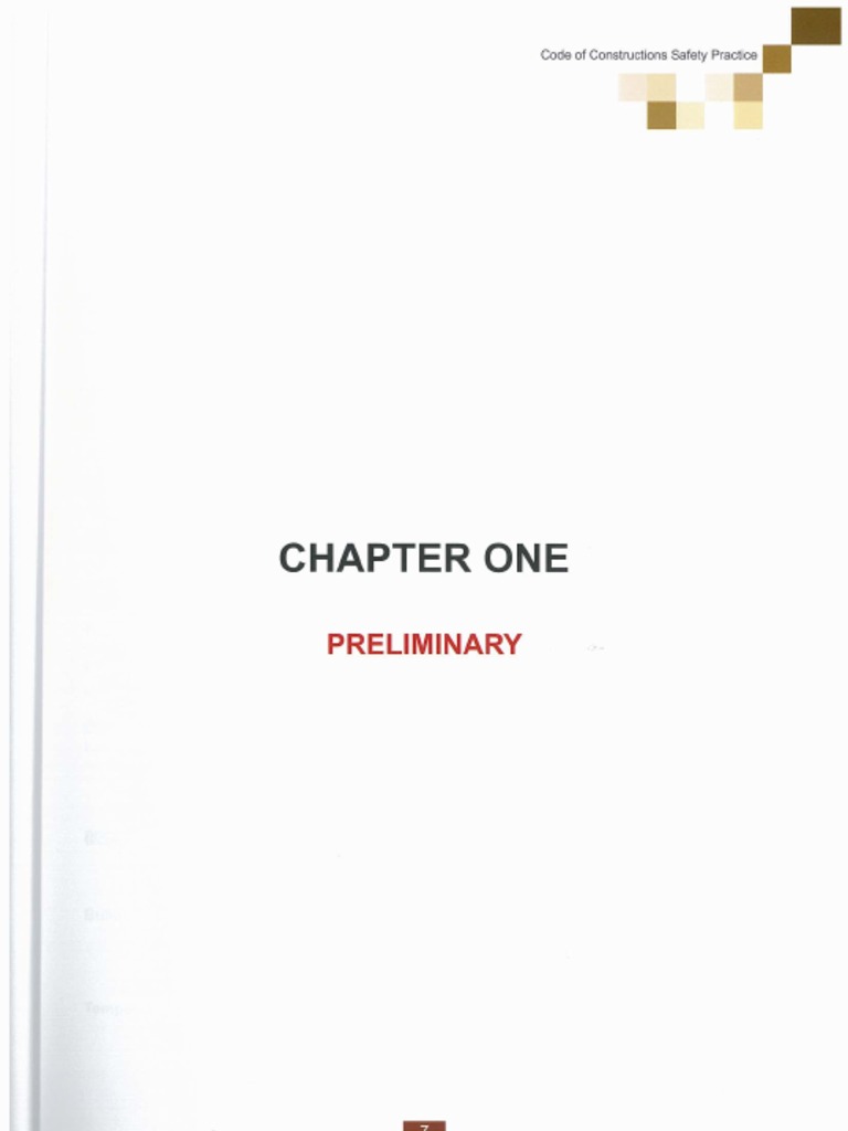 Chapter 1 - Preliminary | PDF