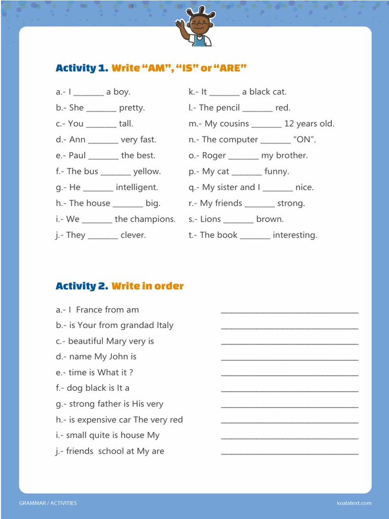 Exercises - To BE | PDF | Language Arts & Discipline | Home & Garden
