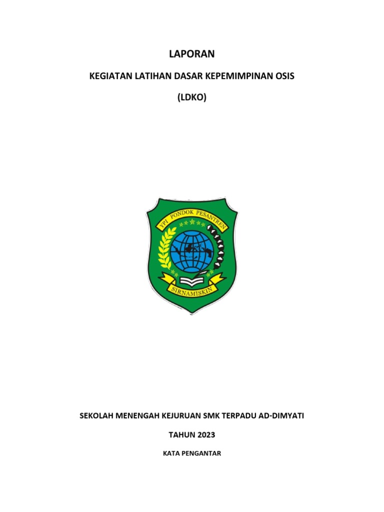 Laporan Kegiatan Ldko | PDF