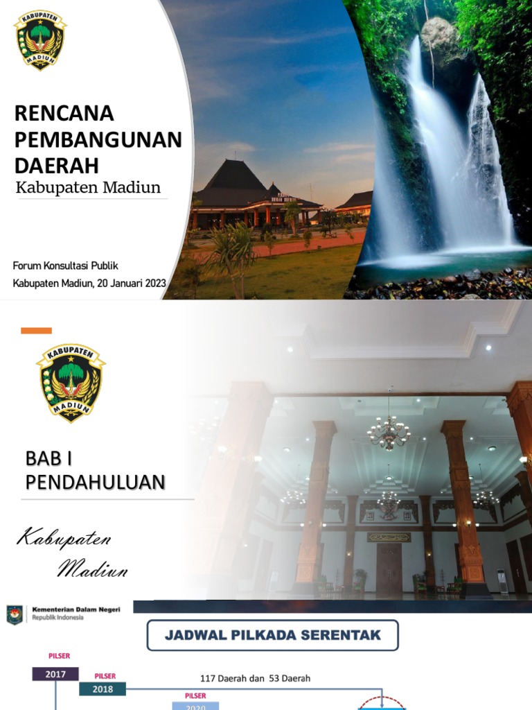 Rencana Pembangunan Kabupaten Madiun | PDF