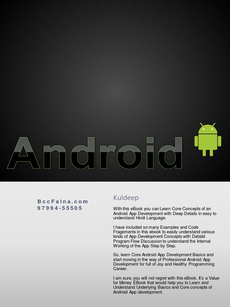 Android in Hindi | PDF | Ios | Android (Operating System)