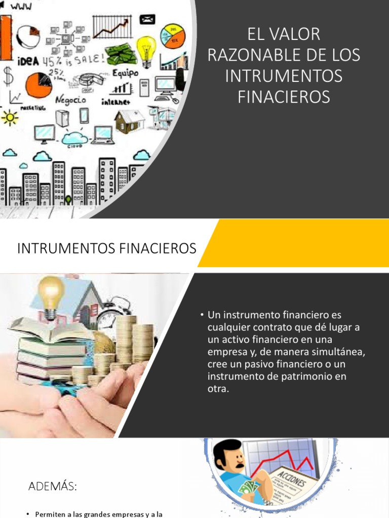 Valor Razonable de Los Instrumentos de Finanzas | PDF | Mercado ...