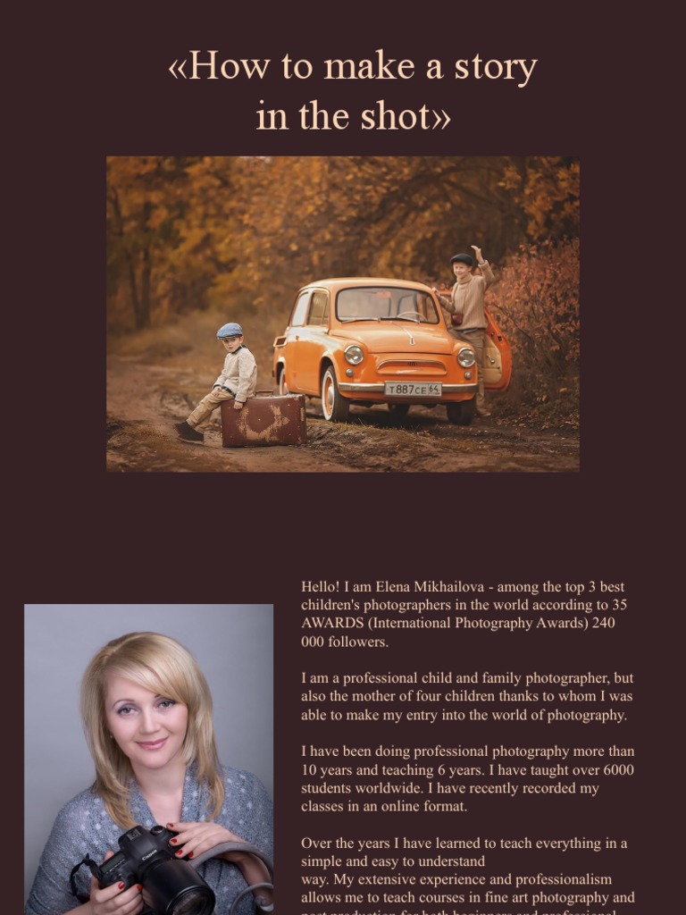 How To Make A Story in The Shot | PDF | Composition (Visual Arts) | Color